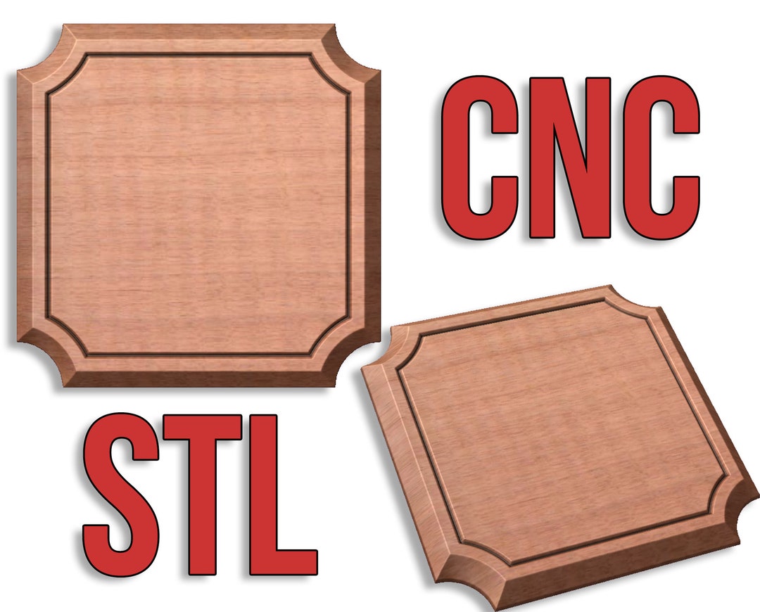 CNC Plaque Sign Panel Badge Pattern 3D Design File for Your CNC Router ...