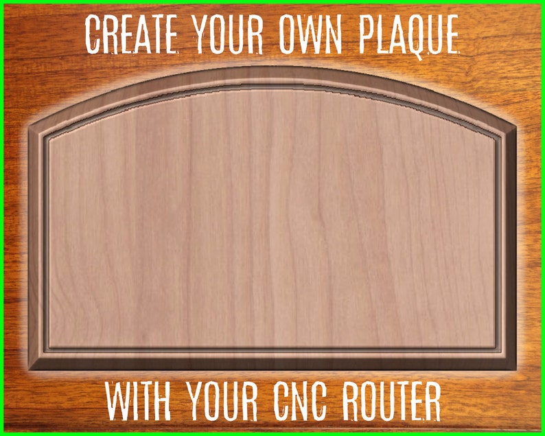 PLAQUE 3D Cnc Pattern for Your CNC Router / STL File - Etsy