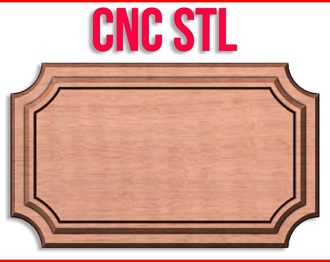 CNC Sign Plaque Badge Shield Panel Pattern 3D Design for Your CNC ...