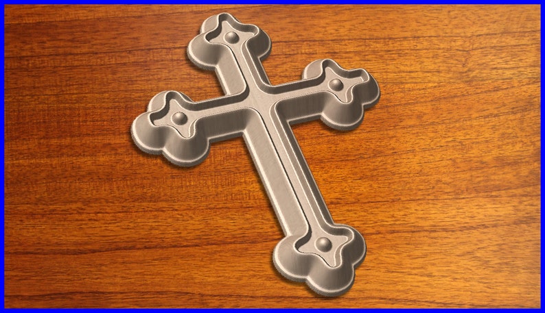 4 Cross 3D Cnc Pattern for Your CNC Router / STL File - Etsy