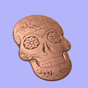 Skull 3d Cnc Pattern for Your CNC Router / STL File - Etsy