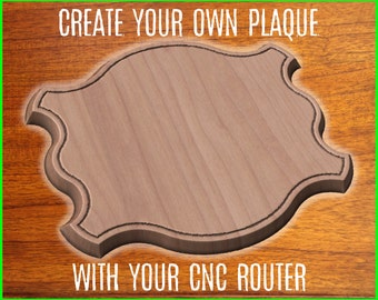 PLAQUE 3D Cnc Pattern for Your CNC Router / STL File | Etsy
