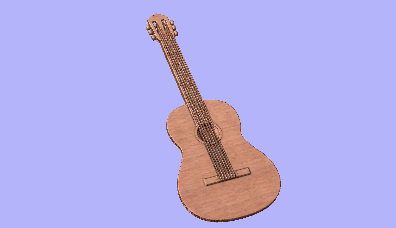 CNC Guitar Pattern 3D Design for Your CNC Router / Stl File - Etsy