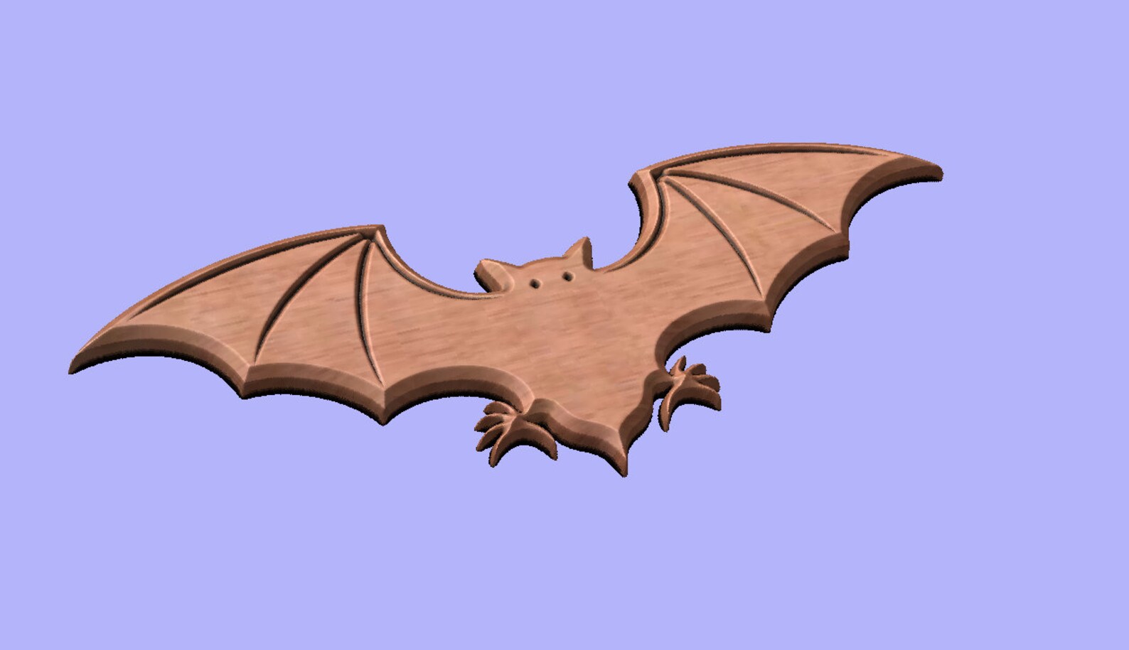 CNC Halloween Bat Patterns 3D Design for Your CNC Router / Stl Files - Etsy
