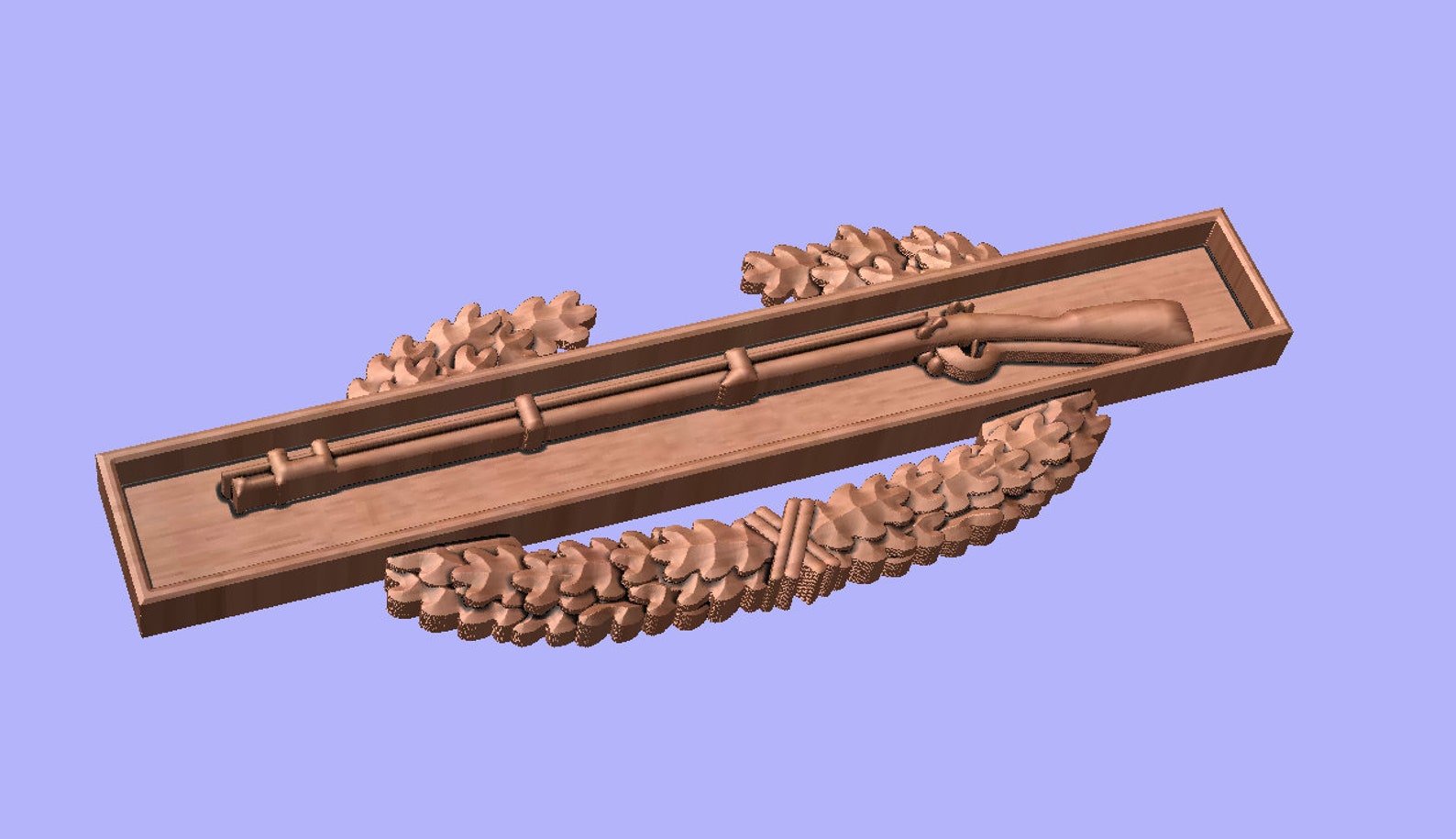 Combat Infantryman Badge 3d Cnc Pattern for Your CNC Router / STL File ...