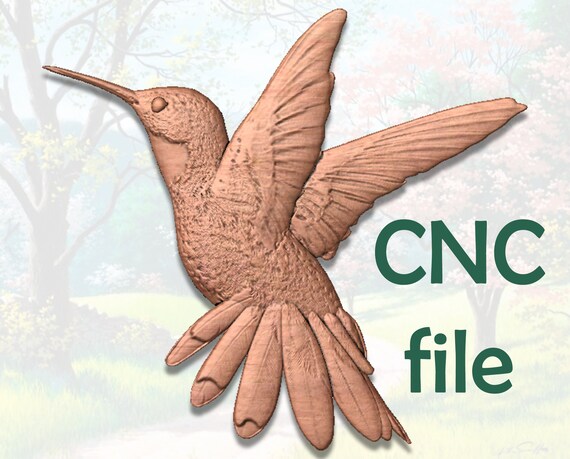 Hummingbird CNC Pattern for Your CNC Router / STL File - Etsy