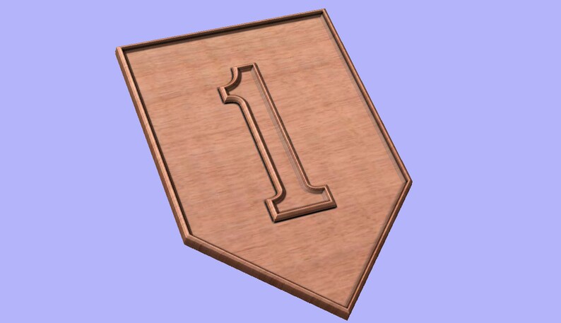 US Army 1st Infantry Division Insignia CNC Pattern 3D Design for Your ...