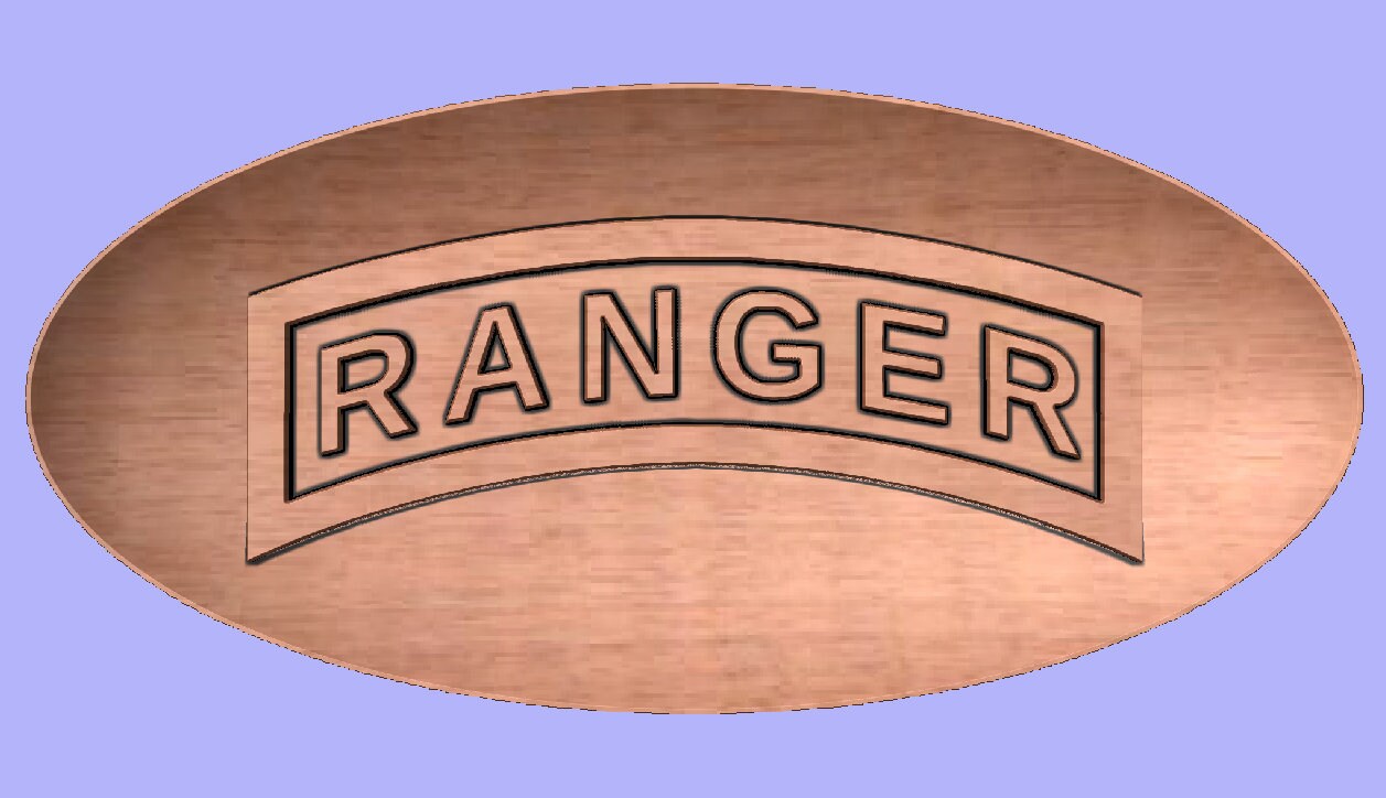 US Army Ranger CNC Pattern for Your Cncrouter / STL File - Etsy