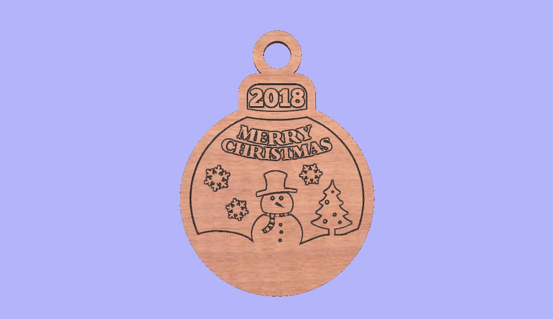Christmas Ornament 3D Design Cnc Pattern for Your CNC Router / STL File ...