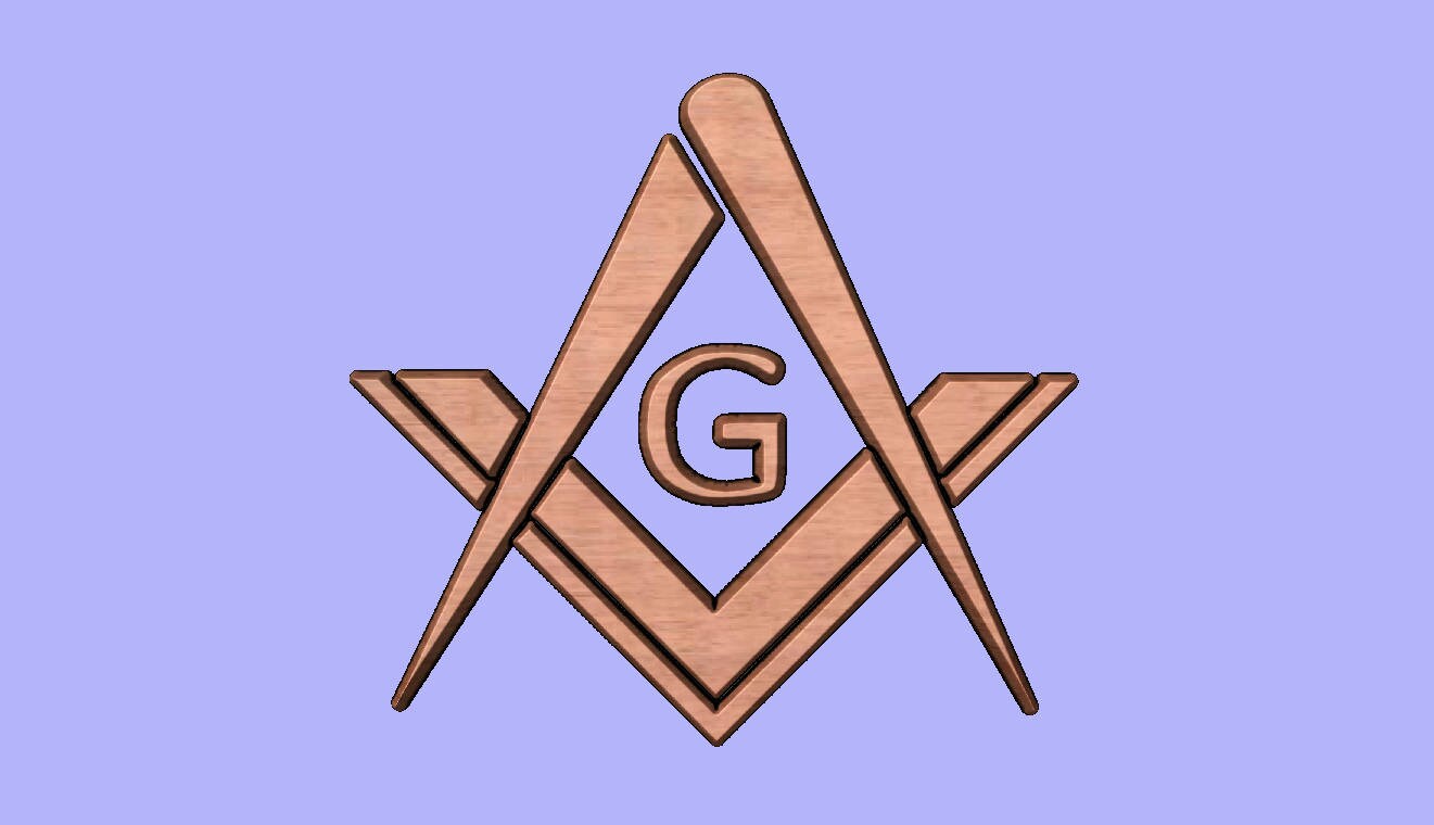 CNC Masonic Symbol 3D Cnc Pattern for Your CNC Router / STL File - Etsy