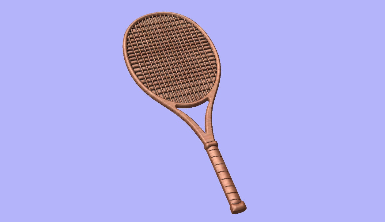 Tennis Racket and Ball 3d Cnc Pattern for Your CNC Router / STL File - Etsy