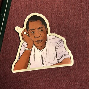 James Baldwin Sticker Authors Series Book Lovers American Literary ...