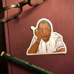 James Baldwin Sticker Authors Series Book Lovers American Literary ...