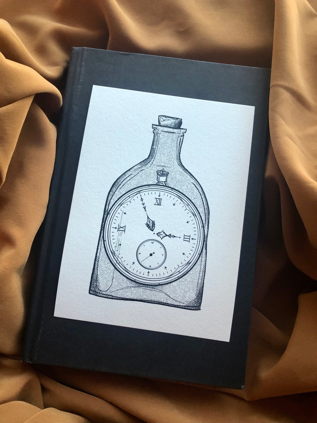 Time in a Bottle Original Illustration 5 X 7 / 8 X 10 Meggy - Etsy