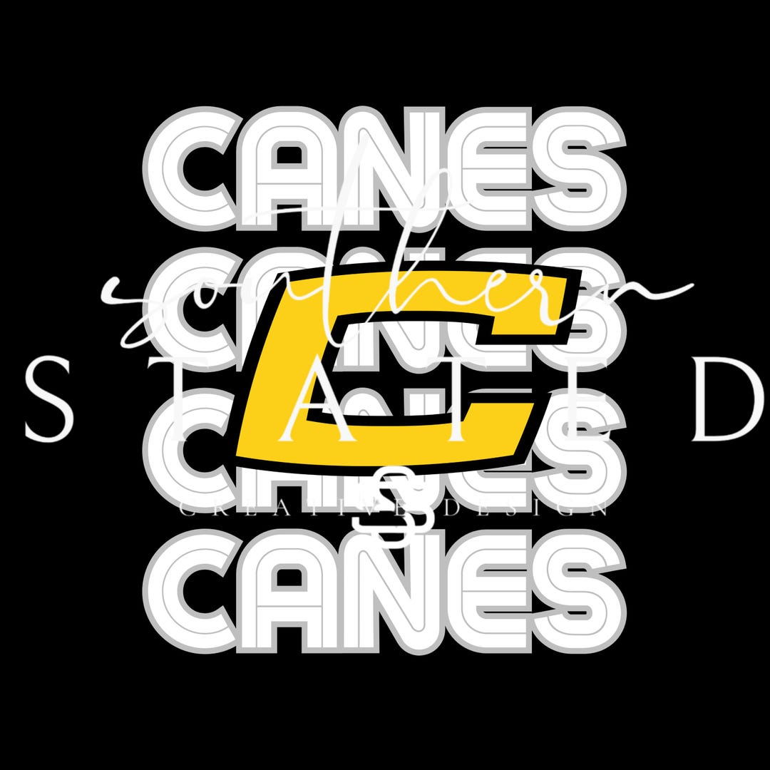 Canes Stacked, Logo - Etsy