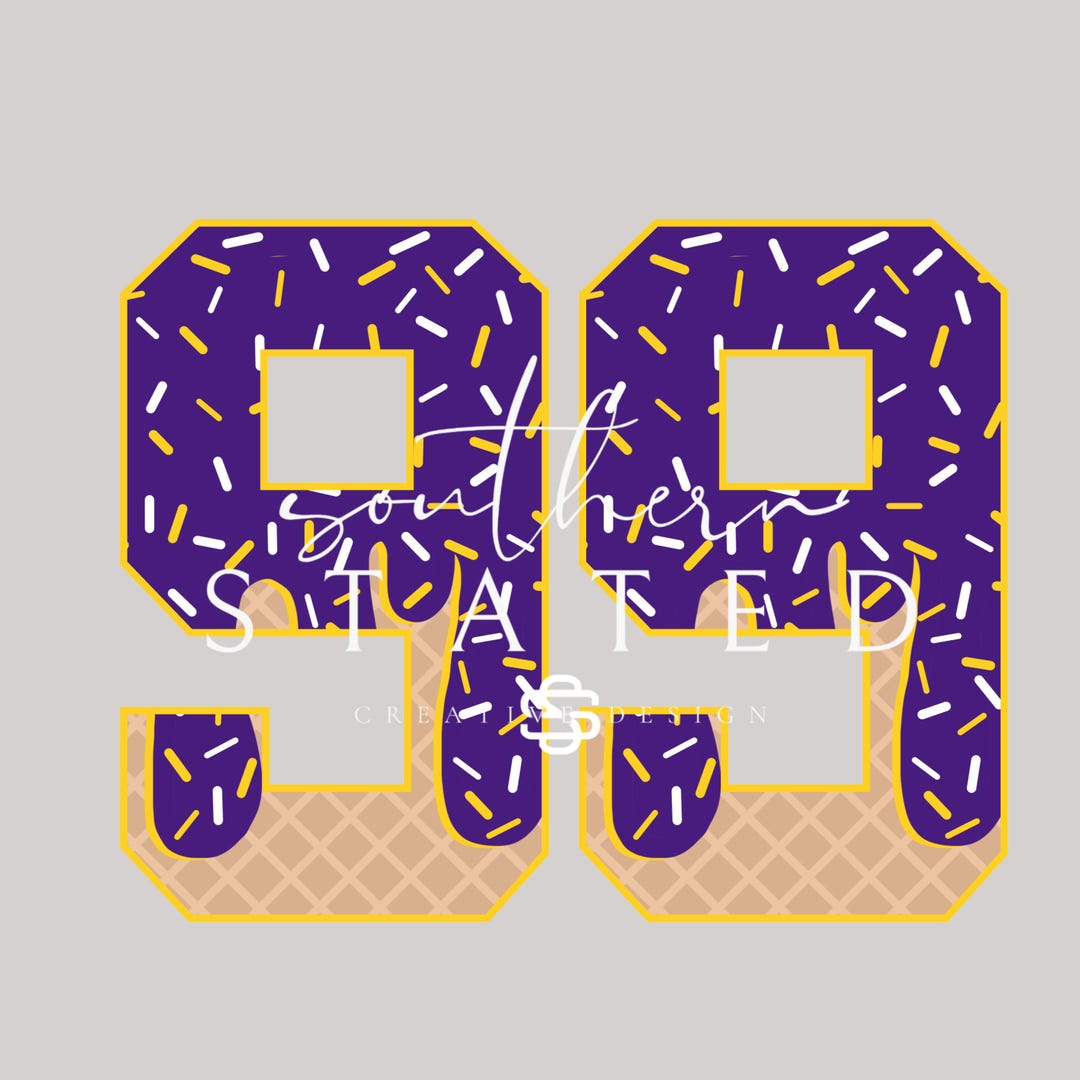 Drippy Ice Cream Numbers SHIRT - (CUSTOMIZE!) - Etsy