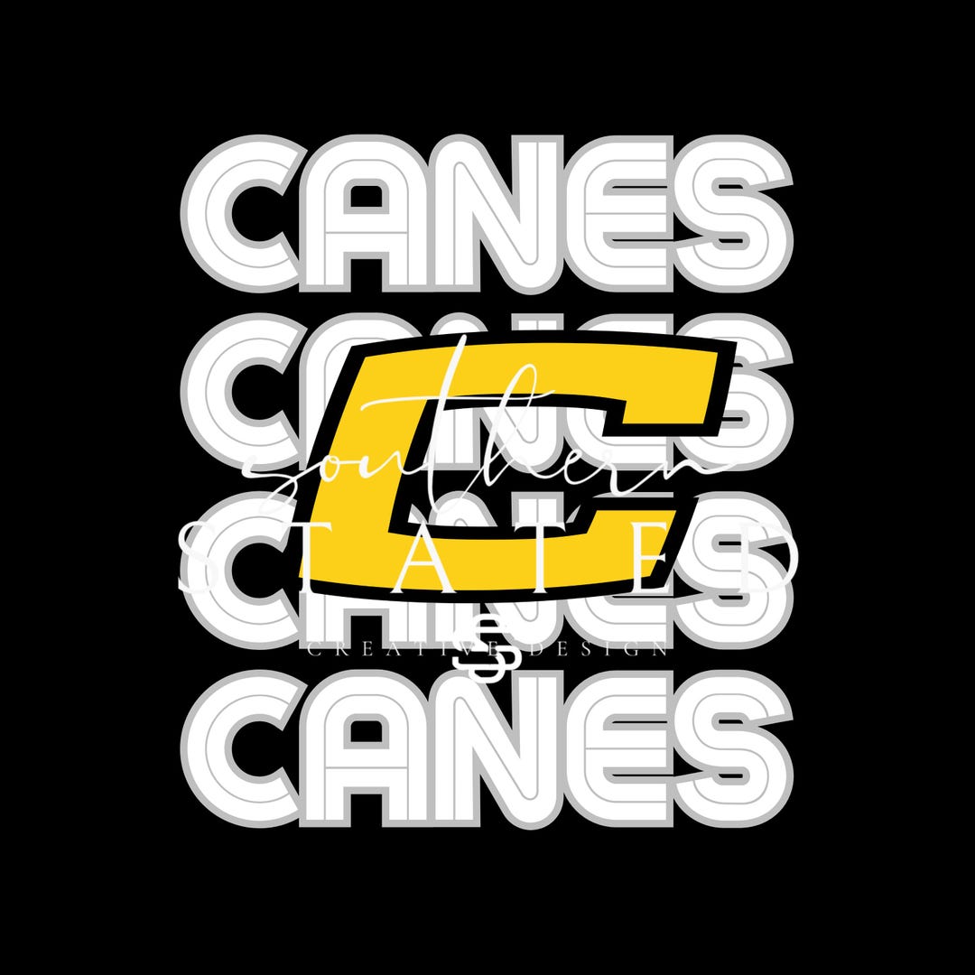 Canes Stacked, Logo - Etsy