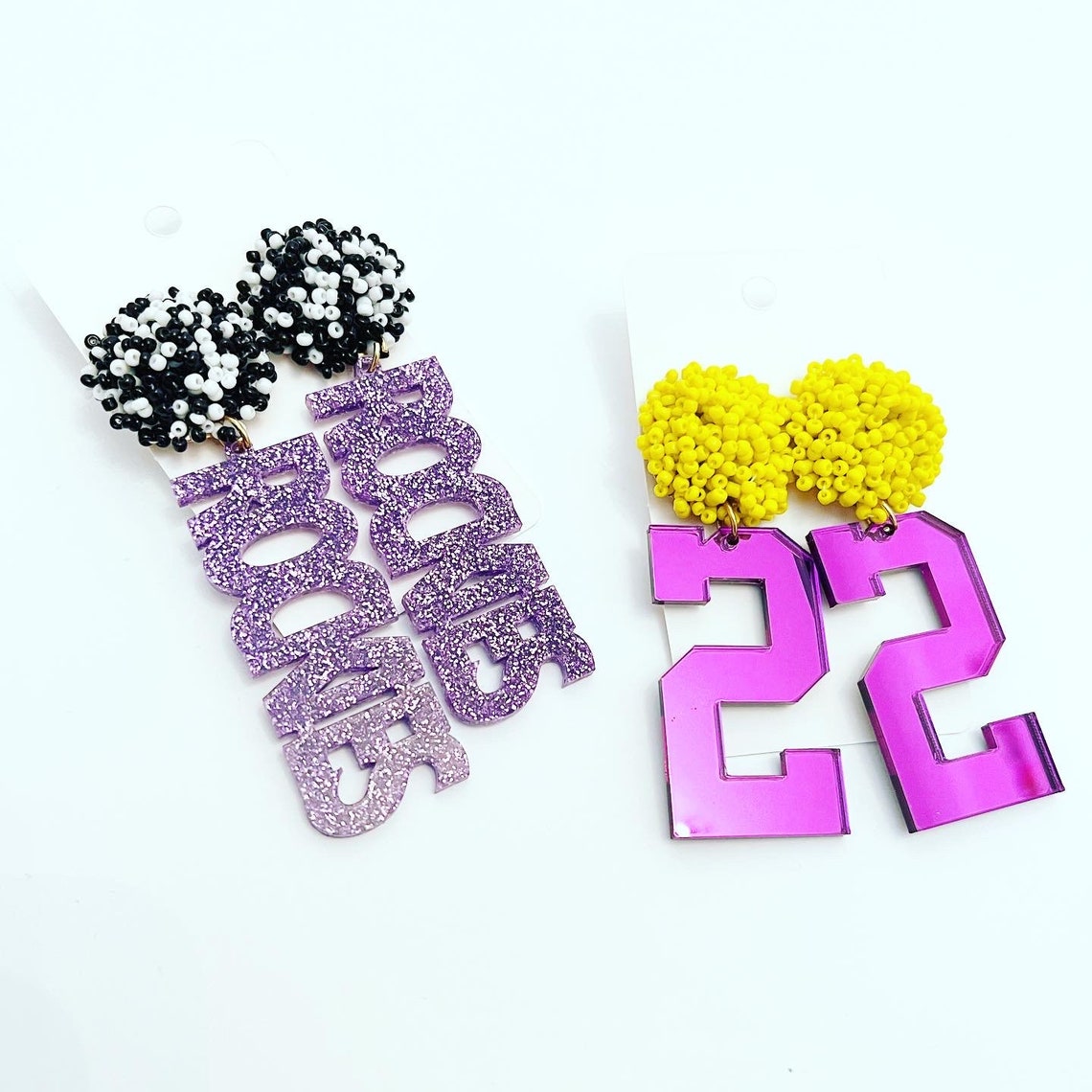 Number Earrings - Etsy