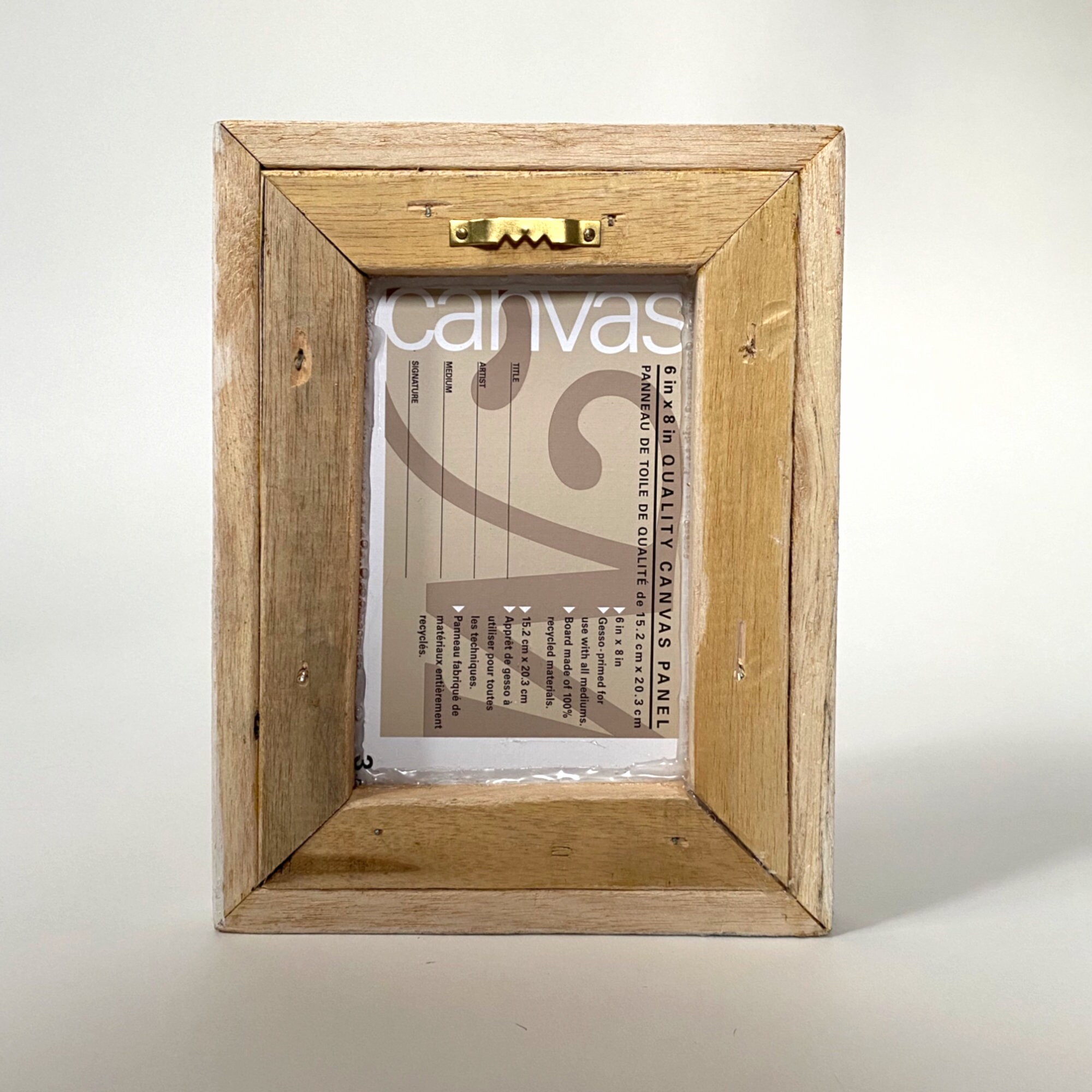 Thick Texture Goopy Rainbow Painting, Rustic White Upcycled Palette ...