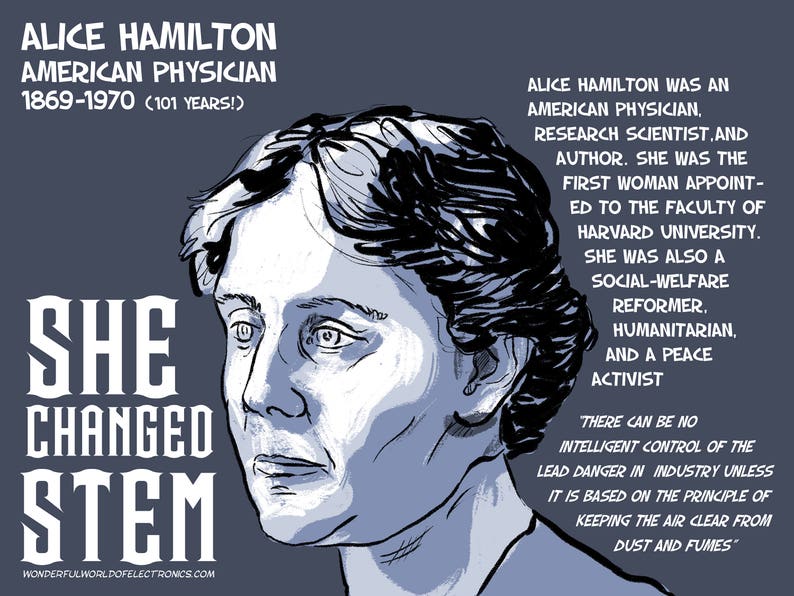 Alice Hamilton , Digital Poster, SHE CHANGED STEM Series. Downloadable ...