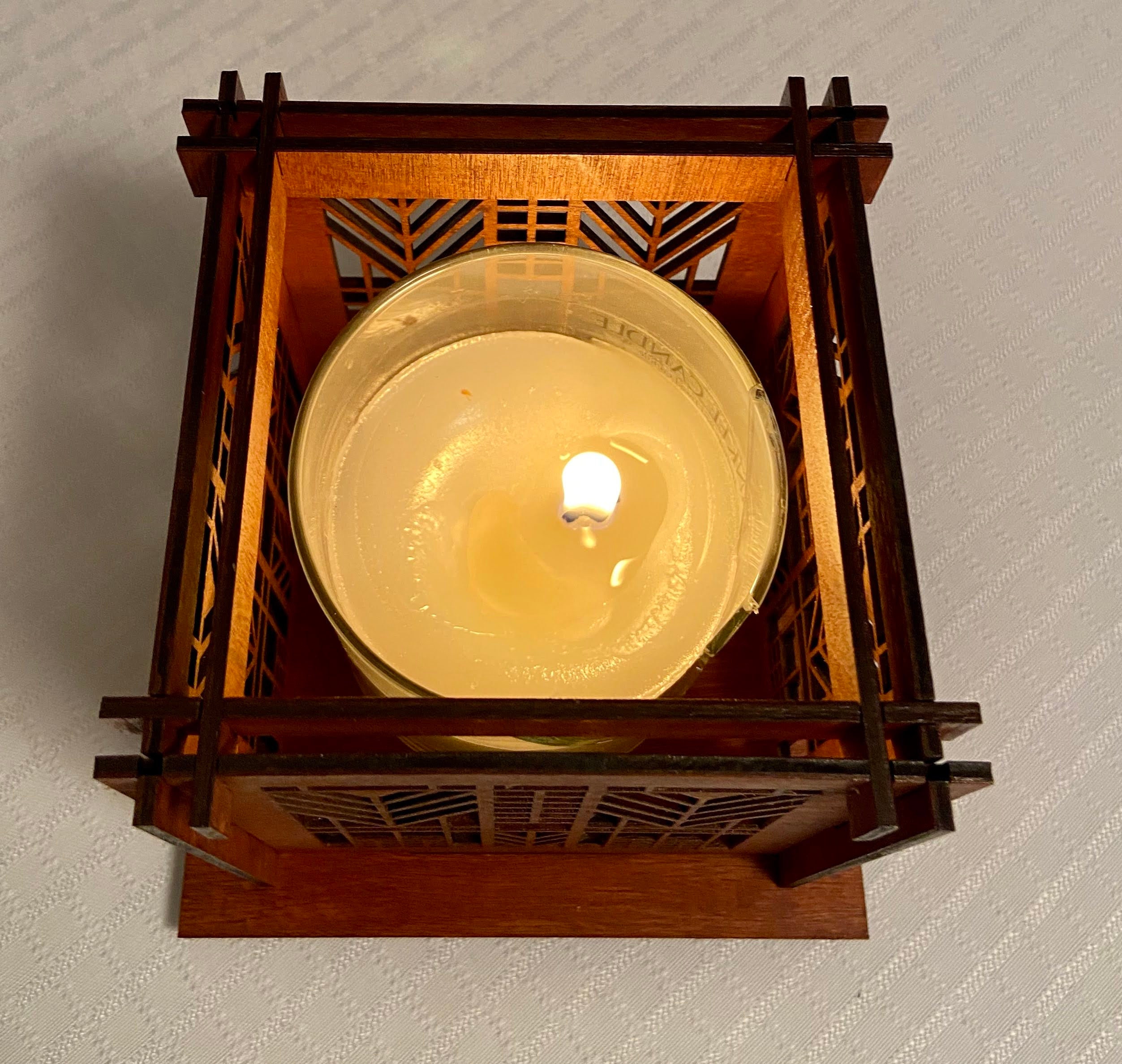 Mission Style Candle Holder Solid Cherry Craftsman Decor - Etsy