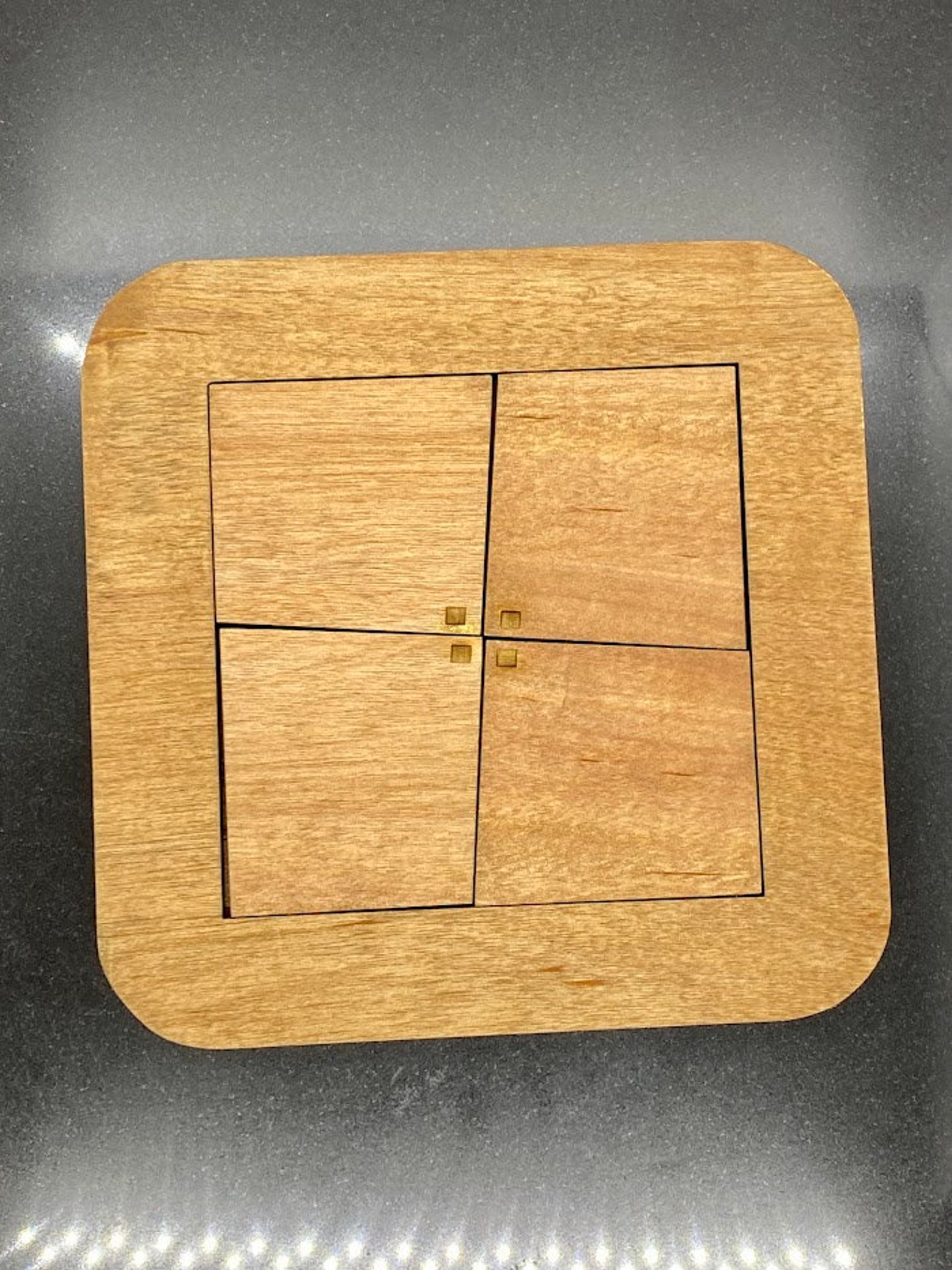 Disappearing Center Illusion Made in Wood - Etsy