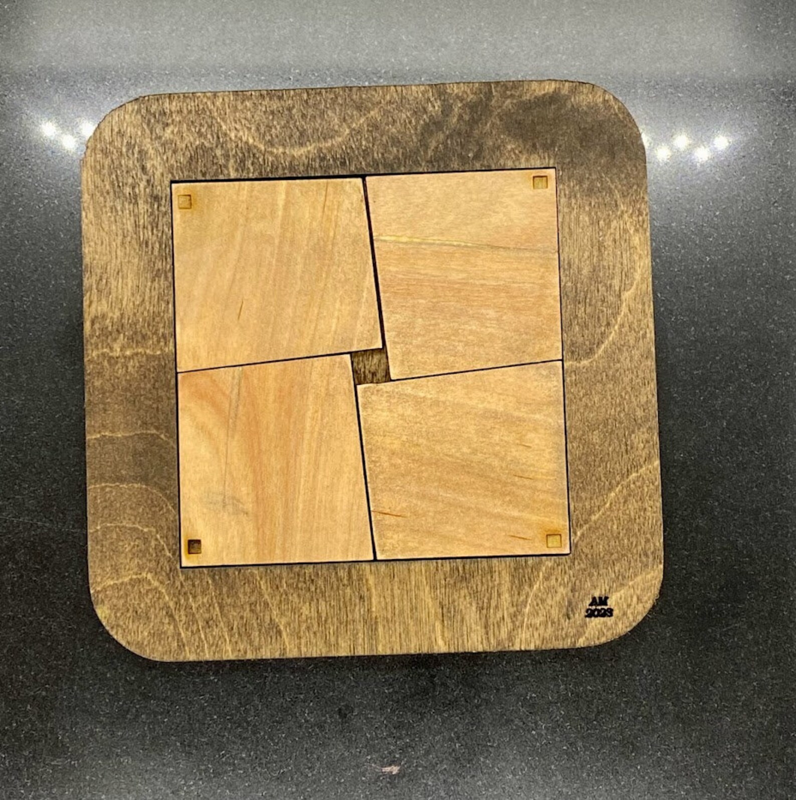 Disappearing Center Illusion Made in Wood - Etsy