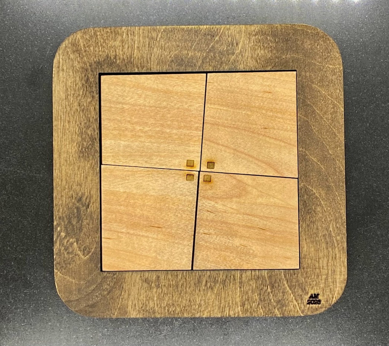 Disappearing Center Illusion Made in Wood - Etsy
