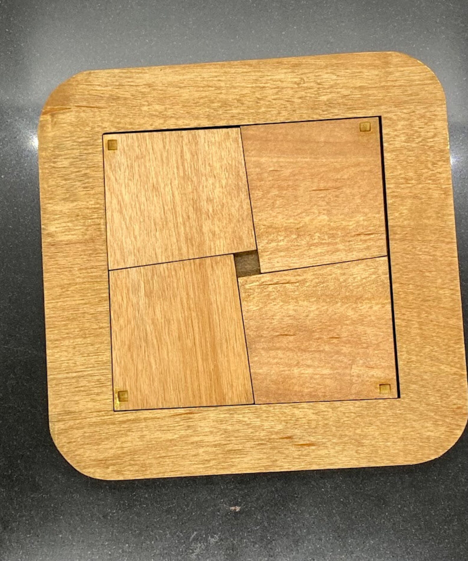 Disappearing Center Illusion Made in Wood - Etsy