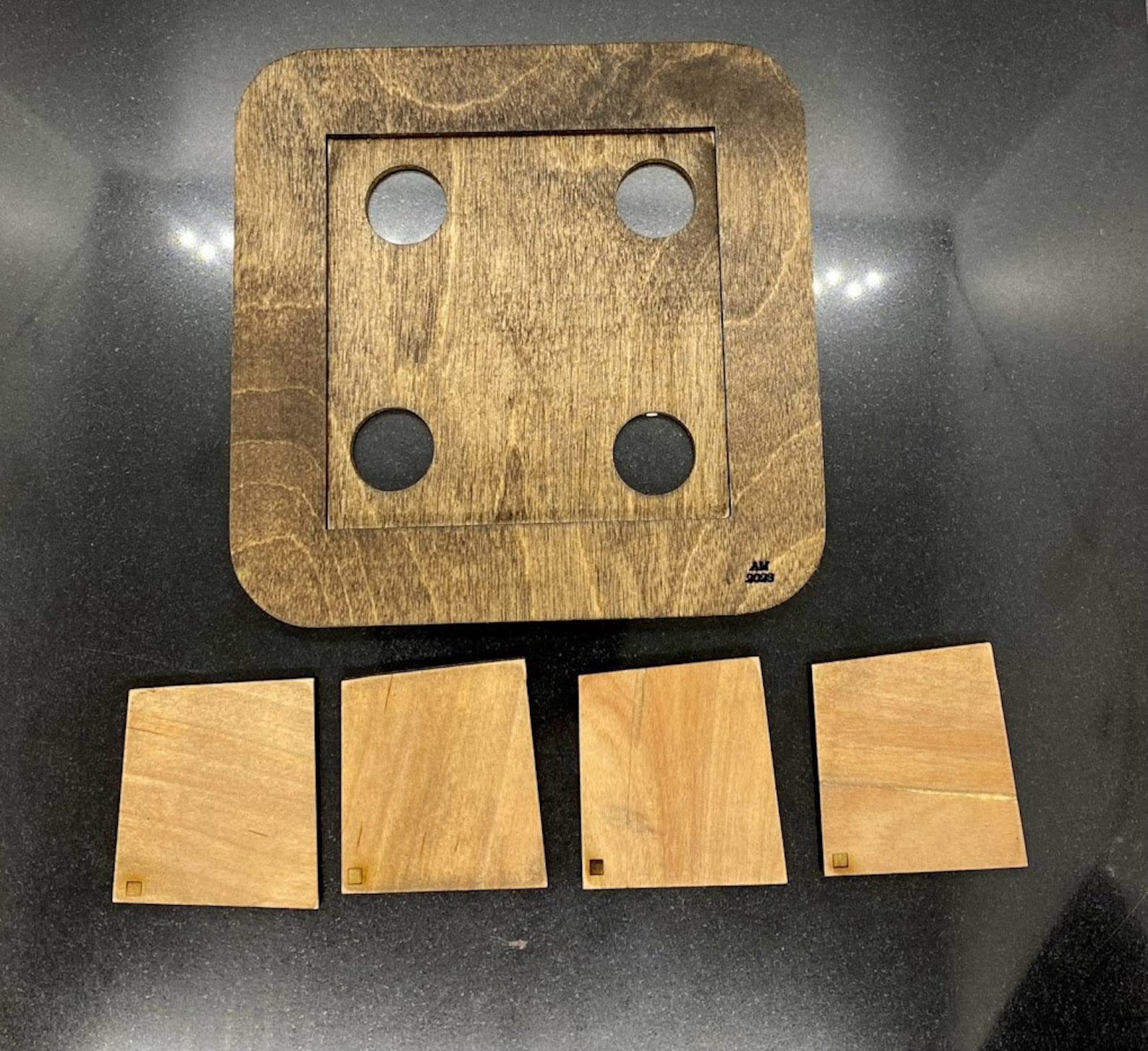 Disappearing Center Illusion Made in Wood - Etsy