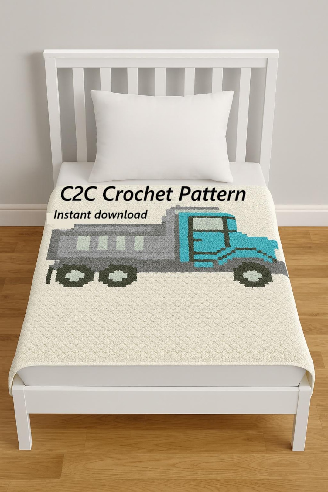 Dump Truck C2C Crochet Pattern: Graphgan Blanket (PDF Download) - Etsy