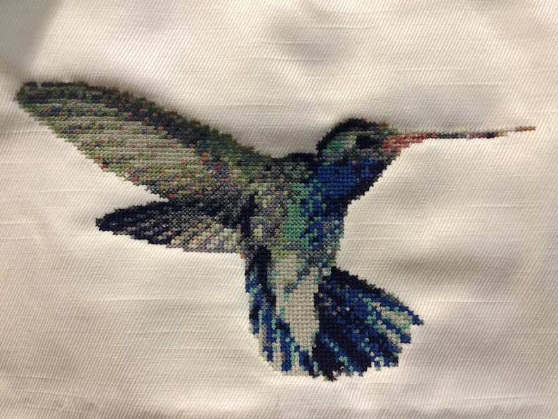 Hummingbird Cross Stitch Pattern Hummingbird Bird Cross - Etsy