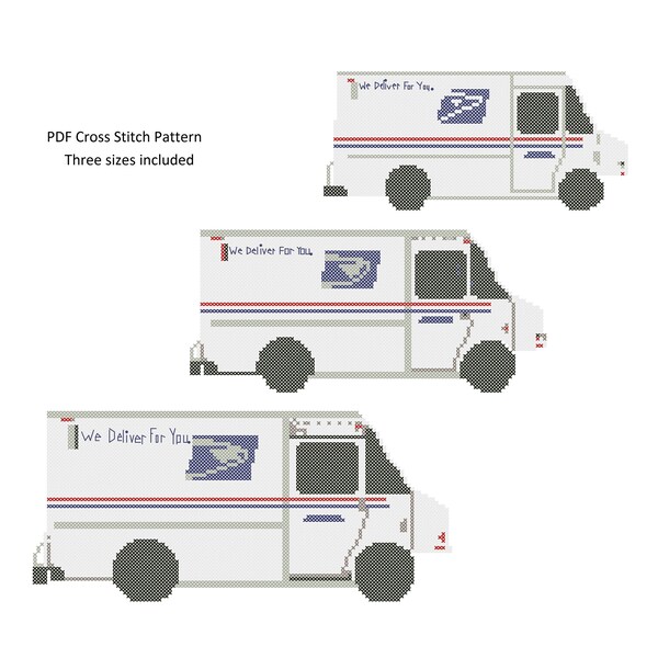 Mail Truck Svg - Etsy