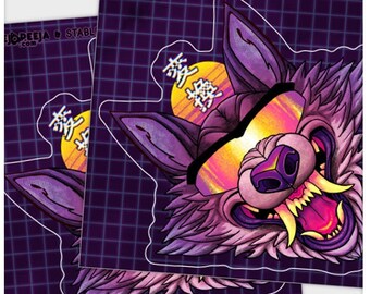 Furry Werewolf Sticker - Etsy