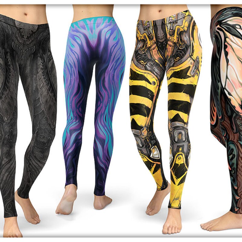 Scale Leggings - Etsy