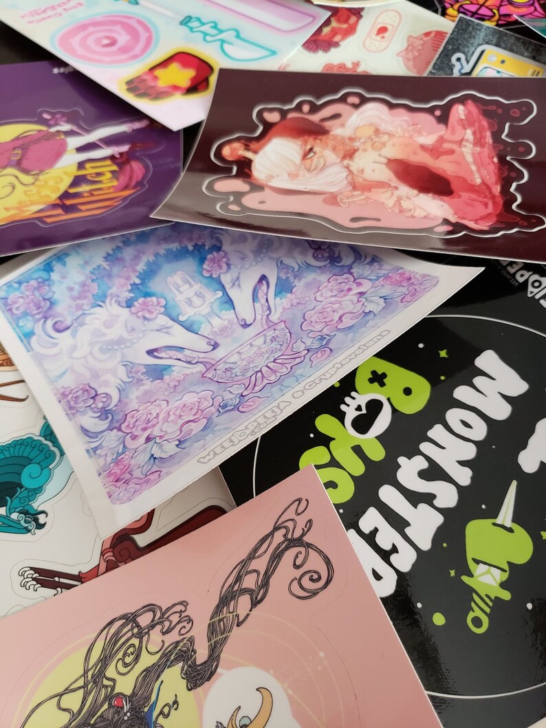 Eevee Pattern Vinyl Sticker Sheet by Cryptovolans | Etsy