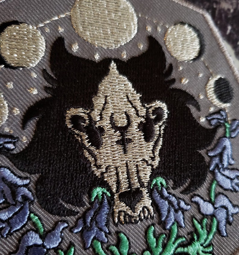 Wolfsbane Fabric Patch by Cryptovolans | Etsy