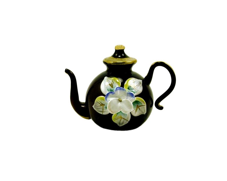 ALL Hand Made Bohemian Glass Miniature Teapot - Etsy