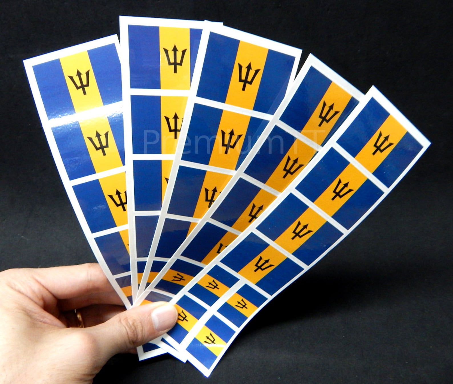 40 Tattoos: Barbados Flag Party Favors | Etsy
