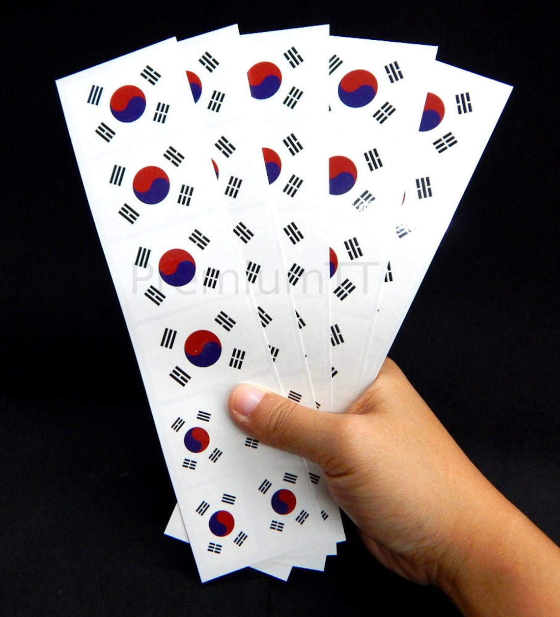 40 Removable Stickers: South Korean Flag Korea Party Favors | Etsy