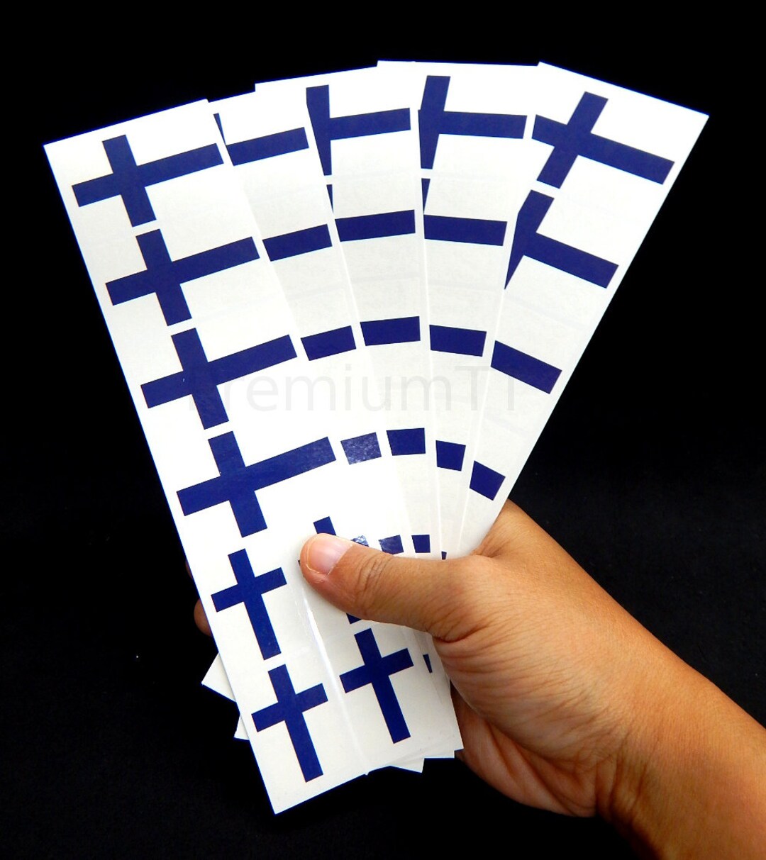 40 Finland Flag Tattoos, Finnish Party Favors - Etsy