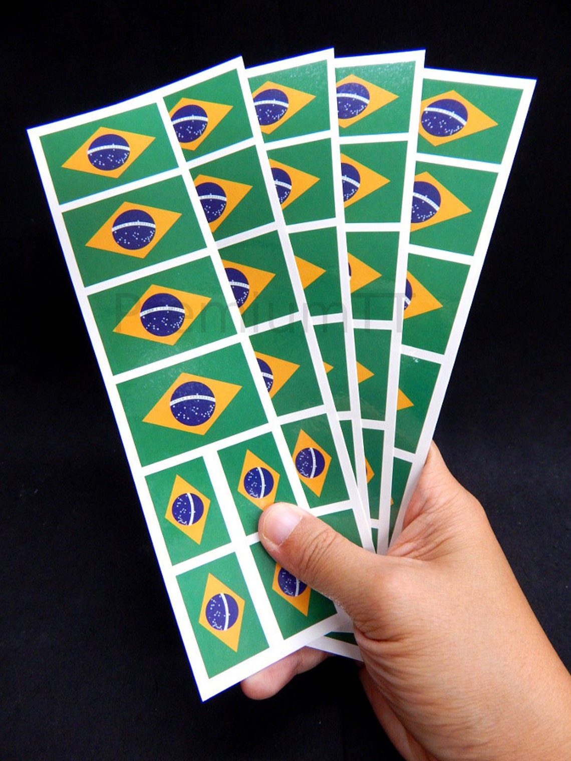 40 Removable Stickers: Brazil Brasil Flag Brazilian Party | Etsy