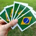 8 Large Brazil Flag Tattoos: Brasil, Brazilian World Cup Party Favors ...