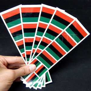 40 Tattoos: Pan African America Flag, Africa Party Favors - Etsy