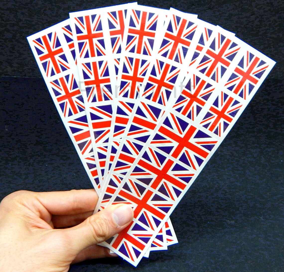 40 Removable Stickers: United Kingdom UK Flag Great Britain - Etsy