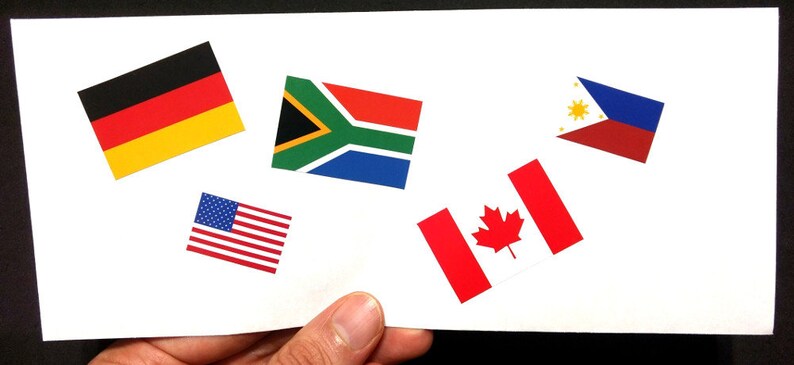 40 Removable Stickers: South Africa Flag, S. African Party Favors ...