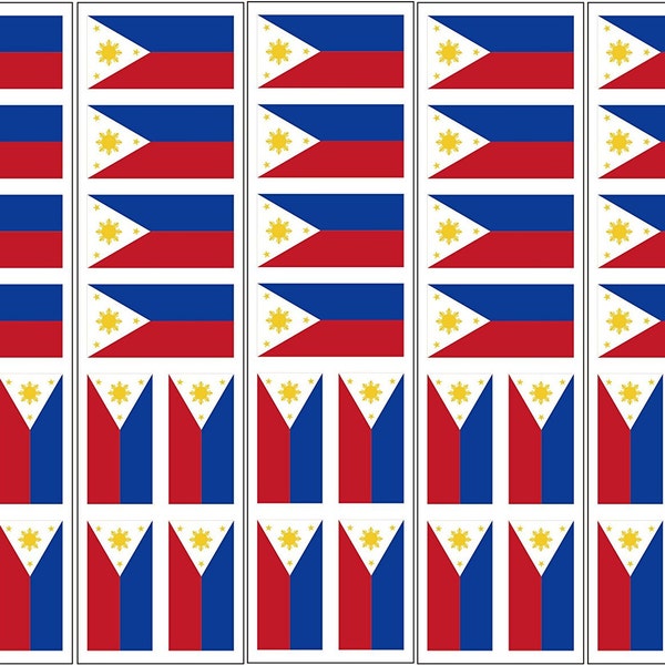 Philippine Flag Stickers - Etsy