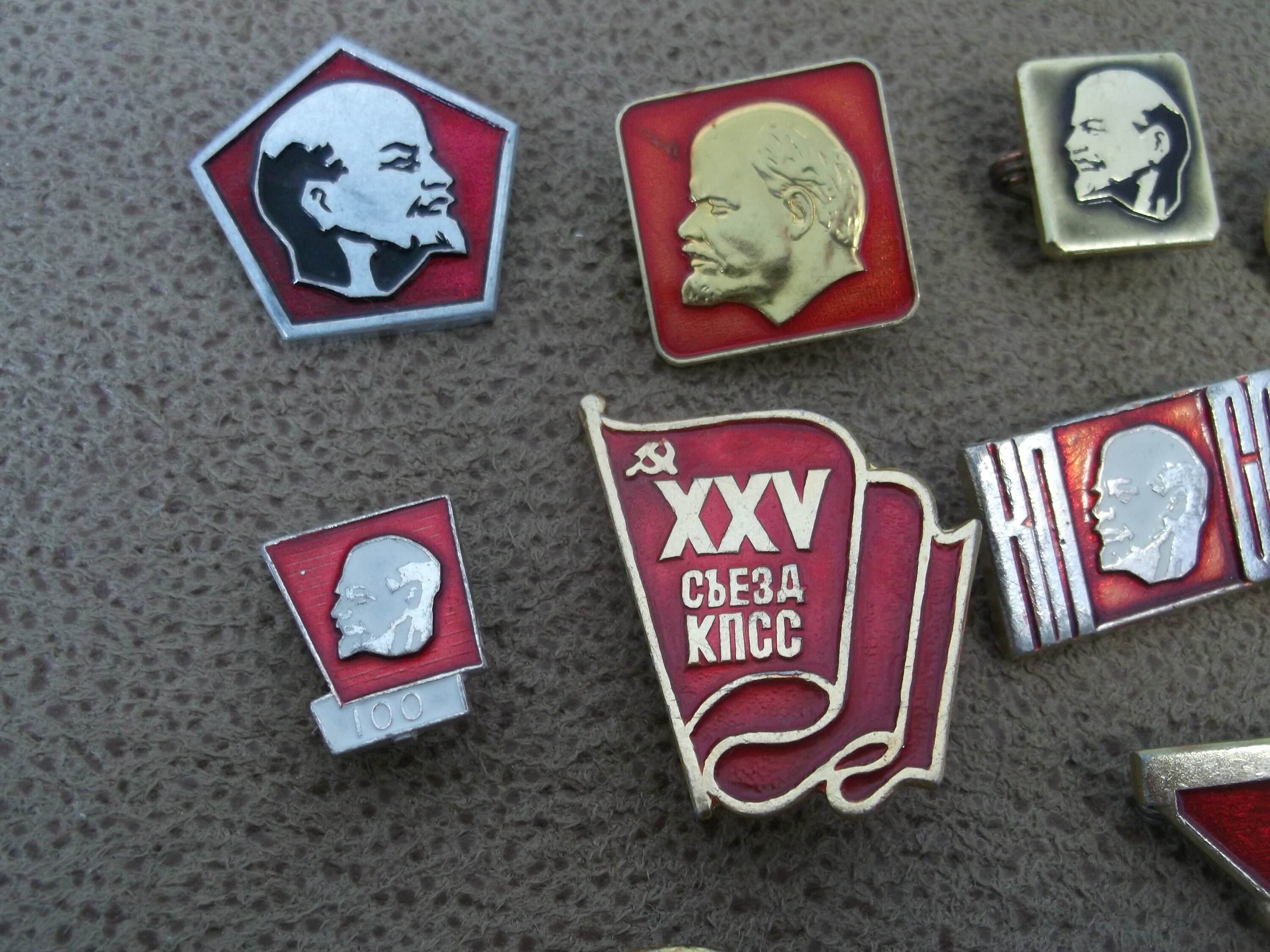 Soviet Old Communist Pins. Lenin Leader Proletariat. Vintage - Etsy