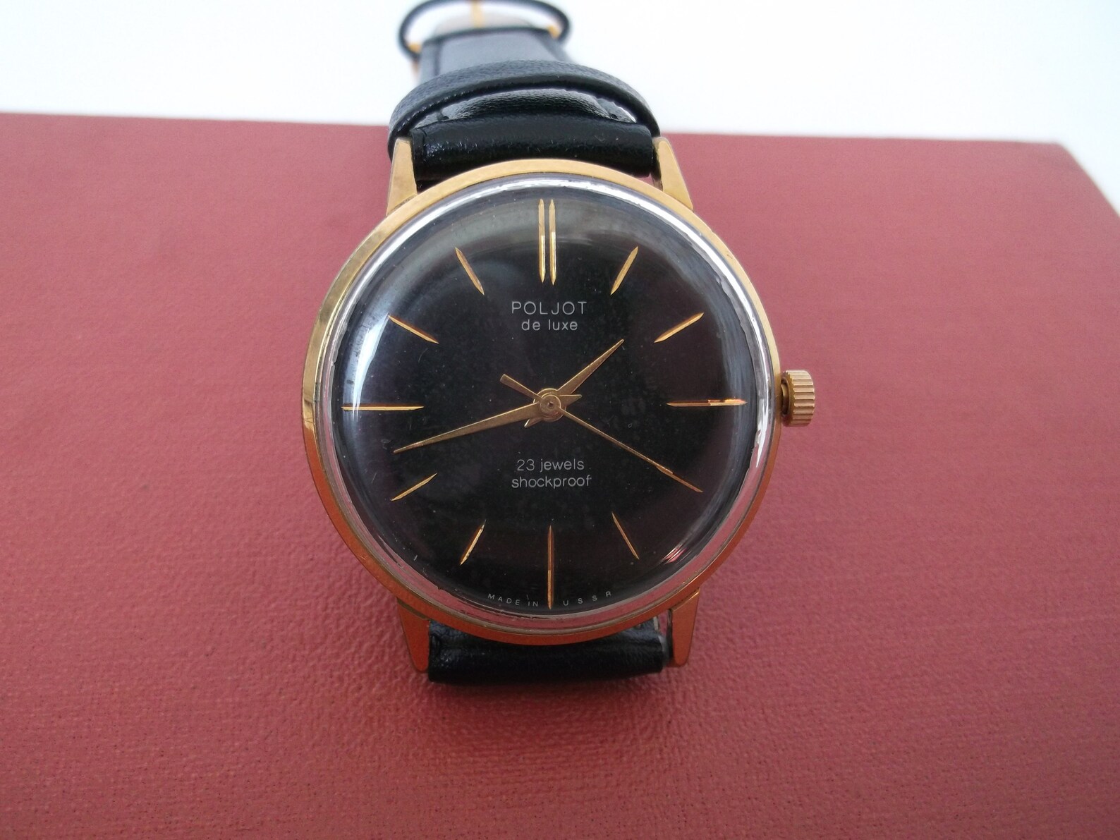 Mens Watch in Gold Plated Case. Poljot De Luxe Soviet Vintage - Etsy