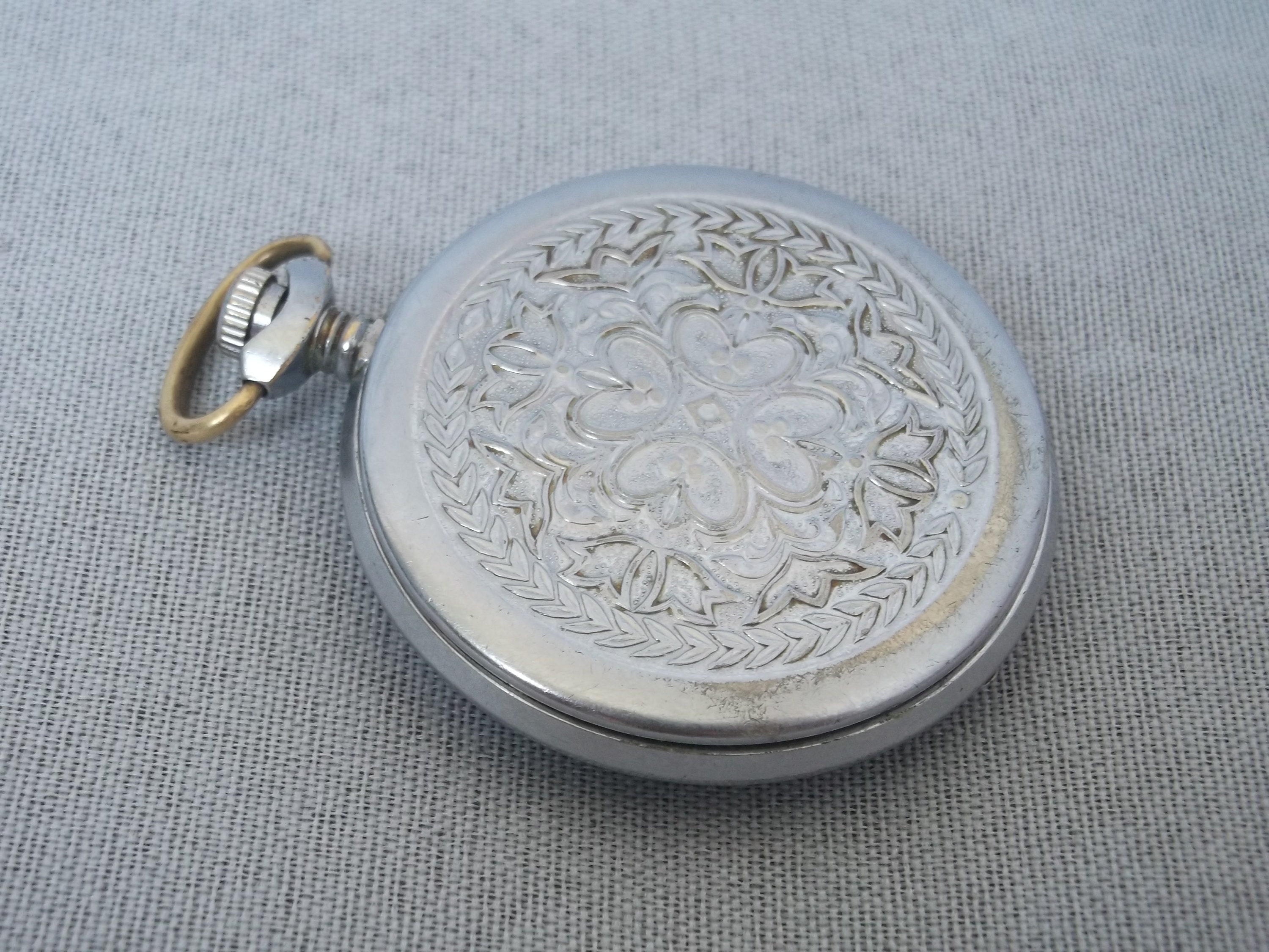 Soviet Pocket Watch / Vintage Watch / Russian Watch Molnija / - Etsy